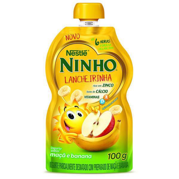 IOGURTE NESTLE NINHO POUCH 100g BANANA/MACA