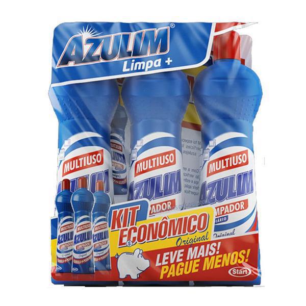 KIT LIMPADOR AZULIM MULTIUSO 3UN 500ml ORIGINAL